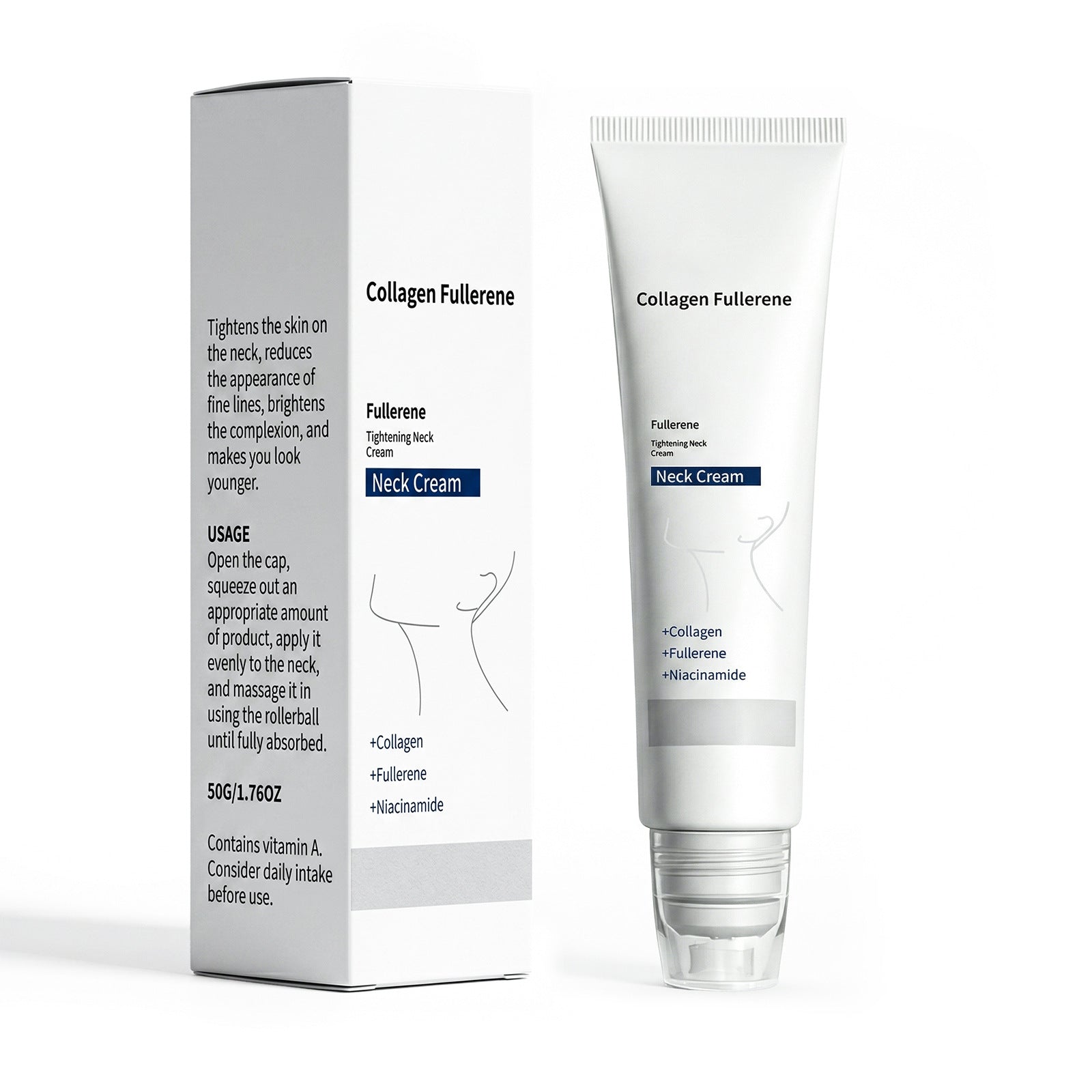 MAGEC Collagen Fullerene neck cream – Silk Whisper